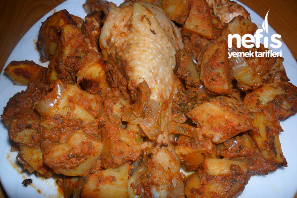 Fırında Patatesli Tavuk Tarifi - Nefis Yemek Tarifleri