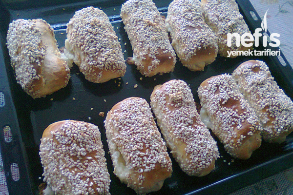 Kaşarlı Susamlı Simit - Nefis Yemek Tarifleri