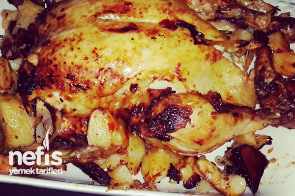 Fırında Bütün Tavuk - Nefis Yemek Tarifleri - #190443