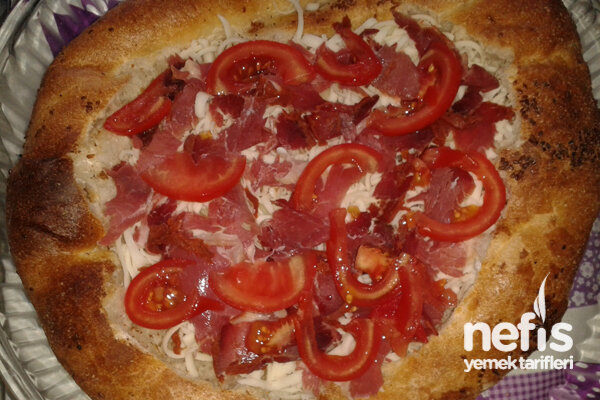 Pastırmalı Pide Pizza - Nefis Yemek Tarifleri