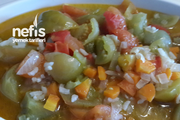 Zeytinyağlı Yeşil Domates - Nefis Yemek Tarifleri