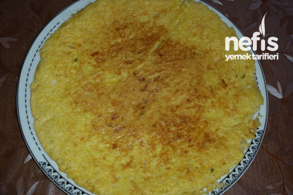 Patatesli Soğanlı Omlet - Nefis Yemek Tarifleri