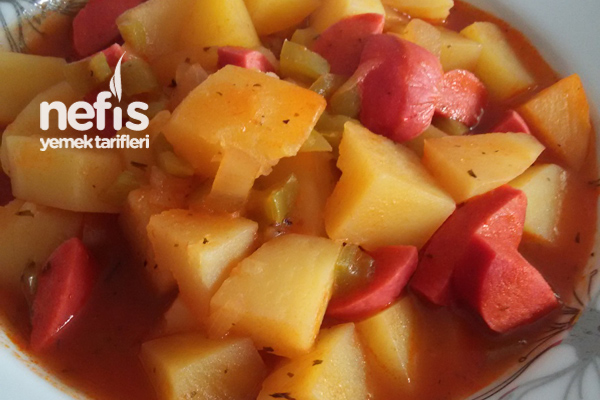 Sosisli Patates Yemeği - Nefis Yemek Tarifleri