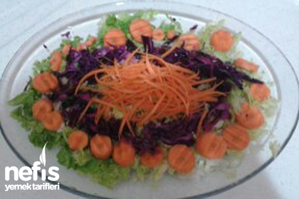 Mevsim Salatası Yapımı - Nefis Yemek Tarifleri - #373669