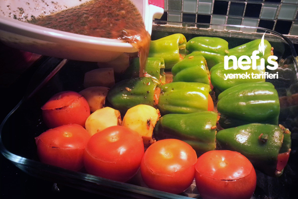 Fırında Dolma (Biber Patates Domates) - Nefis Yemek Tarifleri