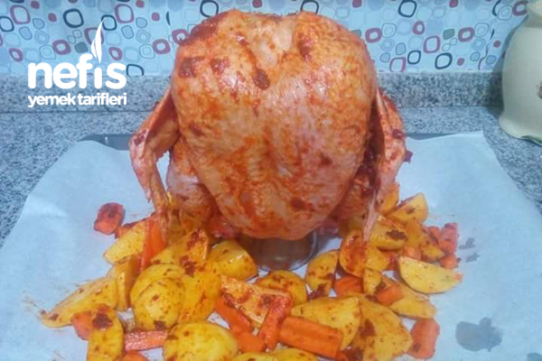 Fırında Tüm Tavuk Yapımı - Nefis Yemek Tarifleri