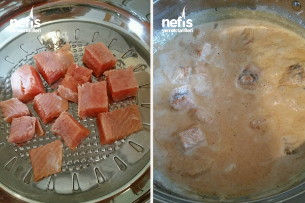 Somon Balık Soslu Makarna - Nefis Yemek Tarifleri