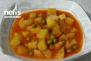 Patatesli Havuçlu Bezelye Yemeği Tarifi - Nefis Yemek Tarifleri