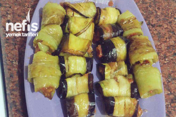 Patlıcan Sarma Yapımı - Nefis Yemek Tarifleri - #516027