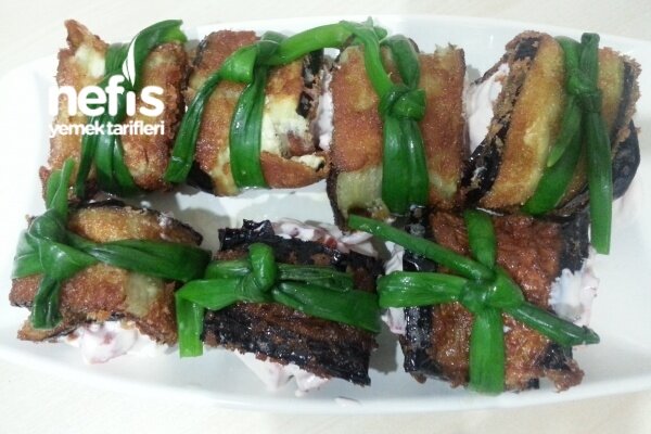 Patlıcan Sarma Yapımı - Nefis Yemek Tarifleri - #604525