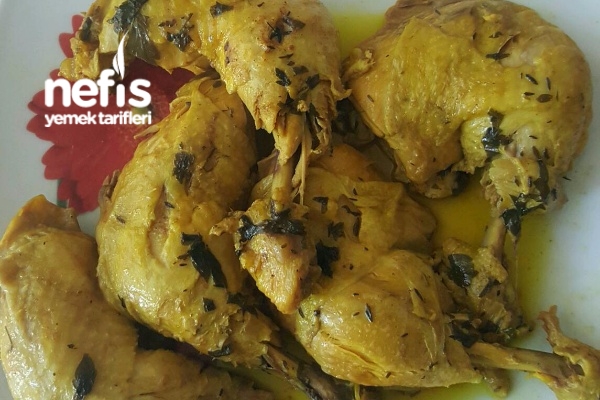 Haşlanmış Baharatlı Tavuk Budu - Nefis Yemek Tarifleri