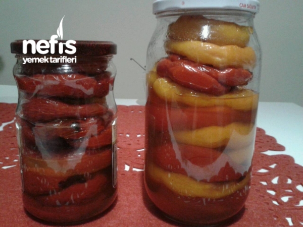 Sarı Biber Ve Kırmızı Biber Fırında Her Yemekle - Nefis Yemek Tarifleri