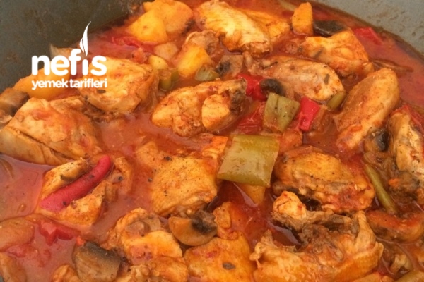 Sac Tavasında Tavuk - Nefis Yemek Tarifleri