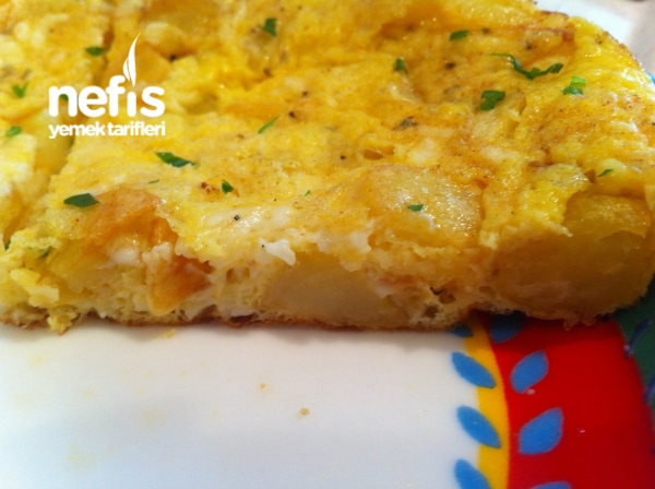 Patatesli Omlet - Nefis Yemek Tarifleri - #789589
