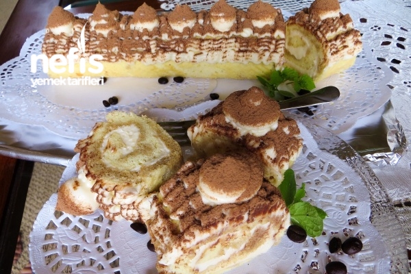 Tiramisu Rulo Kek - Nefis Yemek Tarifleri