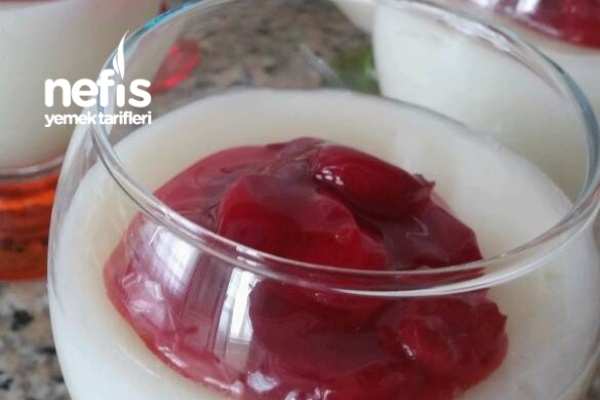 Vişne Soslu Su Muhallebisi - Nefis Yemek Tarifleri