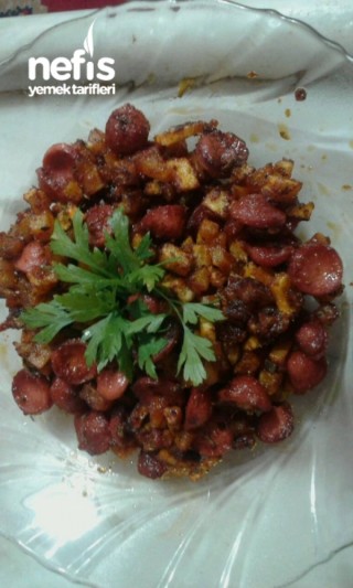 Sosisli Patates Kızartması - Nefis Yemek Tarifleri