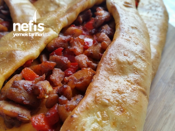 Tavuklu Pide - Nefis Yemek Tarifleri - #849954