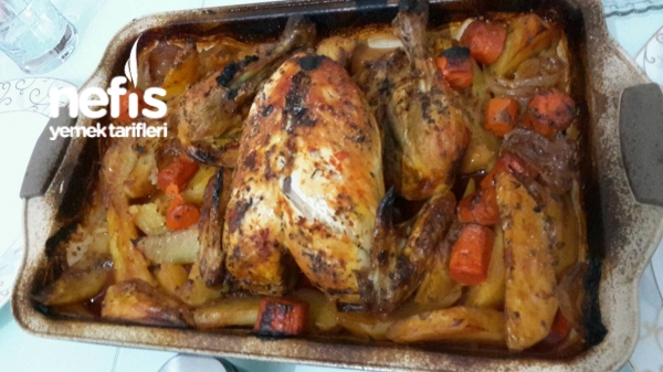 Fırında Bütün Tavuk - Nefis Yemek Tarifleri - #1164601