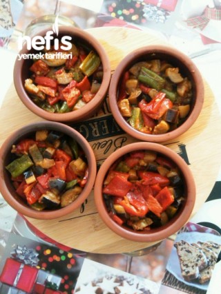 Kaşarlı Sebzeli Güveç Tarifi (Kahvaltılık) - Nefis Yemek Tarifleri