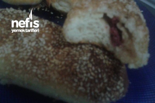 Kaşarlı Sucuklu Simit - Nefis Yemek Tarifleri - #1303362