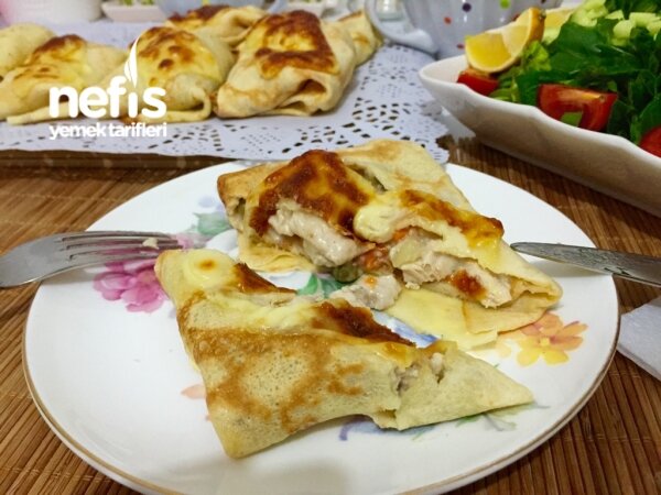 Tavuklu Krep Sarma - Nefis Yemek Tarifleri - #1409637