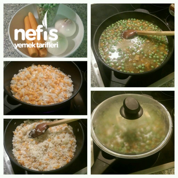 Sebzeli Basmati Pilav - Nefis Yemek Tarifleri