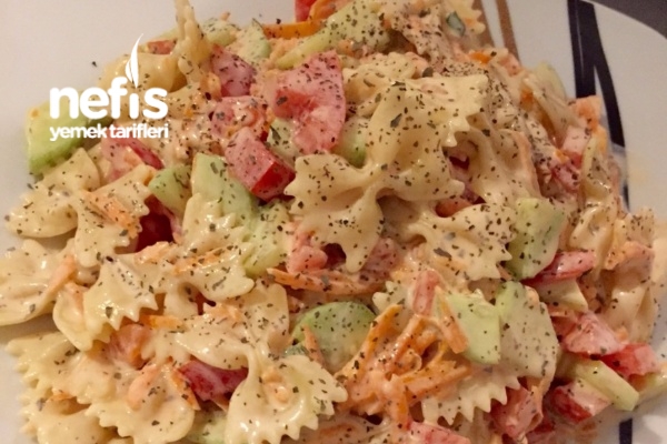 Nefis Fiyonk Makarna Salatası - Nefis Yemek Tarifleri