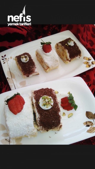 Mini Rulo Pastacıklar Yapımı - Nefis Yemek Tarifleri