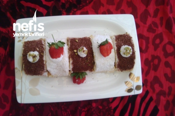 Mini Rulo Pastacıklar Yapımı - Nefis Yemek Tarifleri