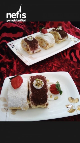 Mini Rulo Pastacıklar Yapımı - Nefis Yemek Tarifleri