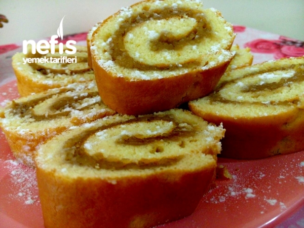 Elmalı Rulo Pasta - Nefis Yemek Tarifleri - #1486762