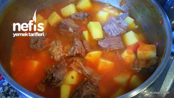 Etli Patates Yemeği Tarifi - Nefis Yemek Tarifleri - #1535527