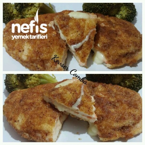 Kaşarlı Domatesli Tavuk Schnitzel - Nefis Yemek Tarifleri
