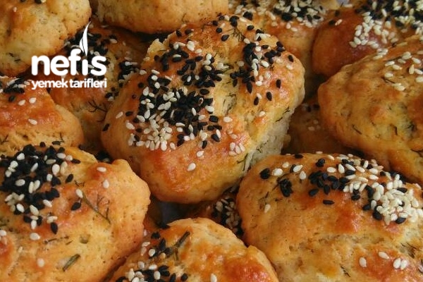 Pastane Usulü Dereotlu Peynirli Poaça - Nefis Yemek Tarifleri