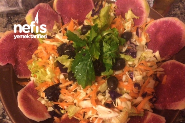 Diyettekilere Yağsız Mevsim Salata - Nefis Yemek Tarifleri