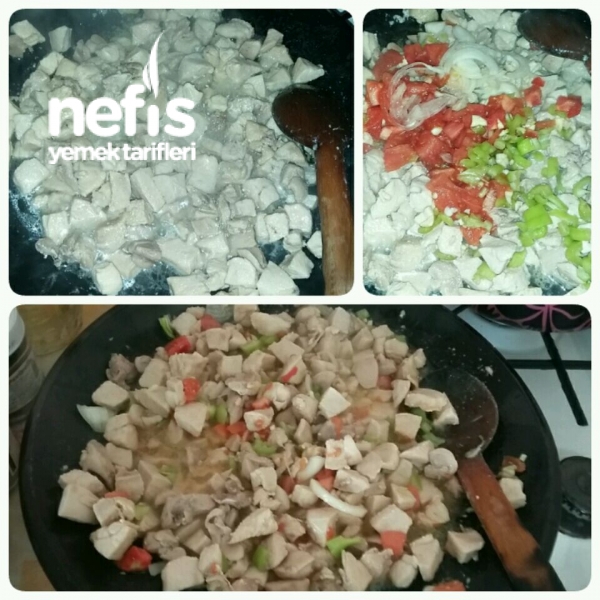 Saç Tavada Tavuk Sote - Nefis Yemek Tarifleri - #1805435