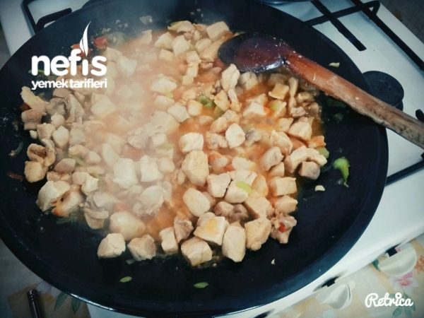 Saç Tavada Tavuk Sote - Nefis Yemek Tarifleri - #1805435