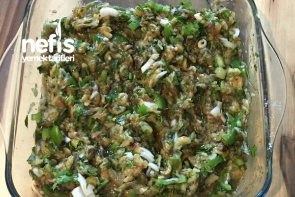 Köz Patlıcan Salatası - Nefis Yemek Tarifleri - #1884977