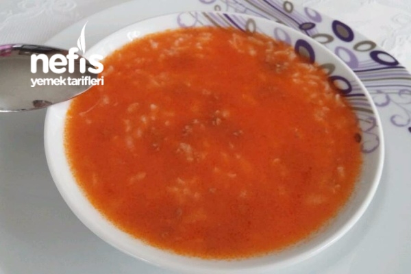 Kıymalı Pirinç Çorbası Tarifi - Nefis Yemek Tarifleri - #1934042