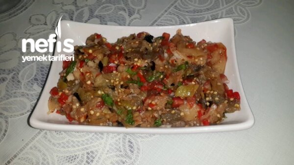 Köz Patlıcan Salatası Tarifi - Nefis Yemek Tarifleri - #2016080