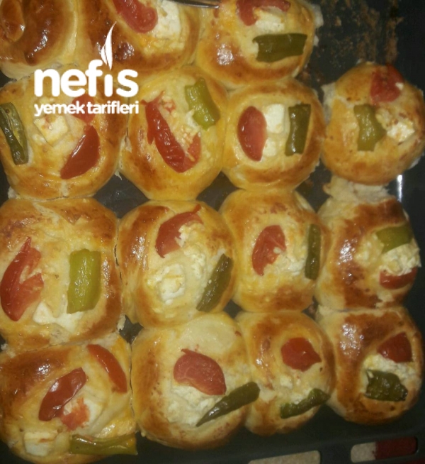 Puf Puf Pizza Poğaçalar - Nefis Yemek Tarifleri