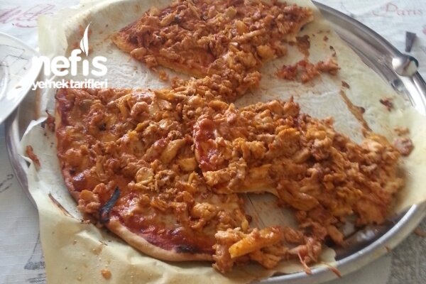 Tavuklu On Numara Pizza - Nefis Yemek Tarifleri