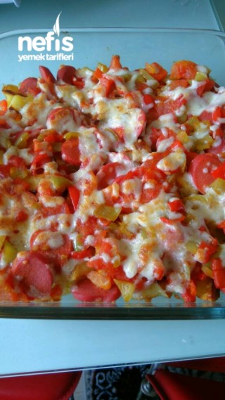 Kahvaltılık Sosisli Patates - Nefis Yemek Tarifleri
