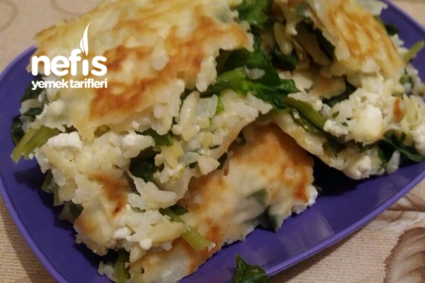 Ispanaklı Göçmen Böreği (Ispanak Pidesi) - Nefis Yemek Tarifleri