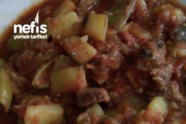 Nefis Etli Türlü Güvecim - Nefis Yemek Tarifleri