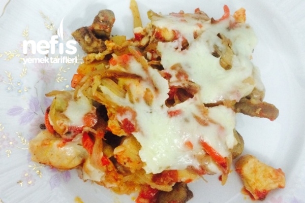 Güveçte Kaşarlı Tavuk Sote - Nefis Yemek Tarifleri - #2200217