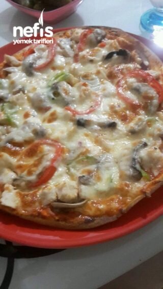 Tavuklu Lavaş Pizza - Nefis Yemek Tarifleri