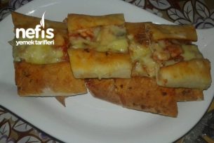 Pratik Mini Milföy Pide (Tavuklu Kaşarlı) - Nefis Yemek Tarifleri