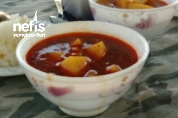 Sulu Patates Yemeği (Tırşık) - Nefis Yemek Tarifleri